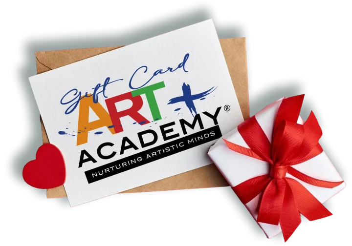 Gift Card - Art Plus Academy. ART classes in-studio and online.